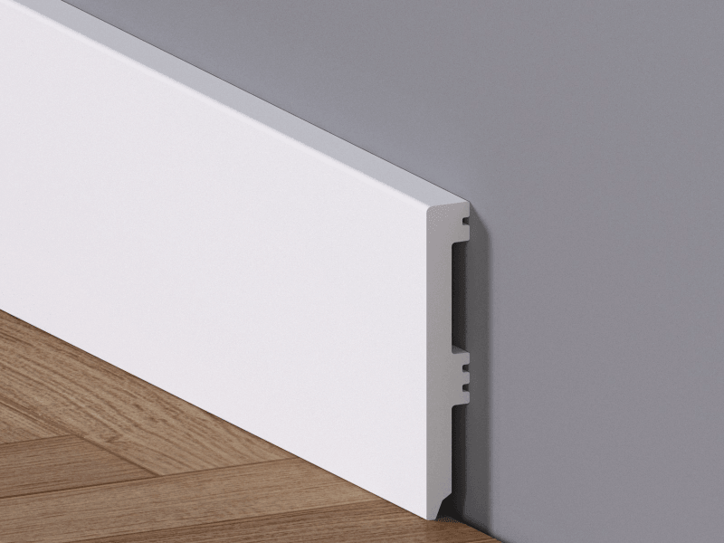 Plinta polimer dur Rubin 80 – Novus Decor | Plinta & Profile