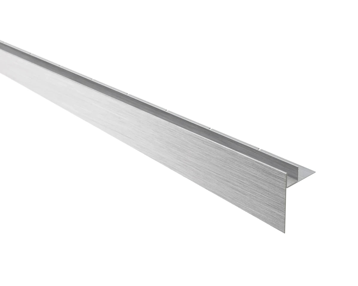 Profil fixare sticla dus cu aripa de compensare- inox periat – Novus ...