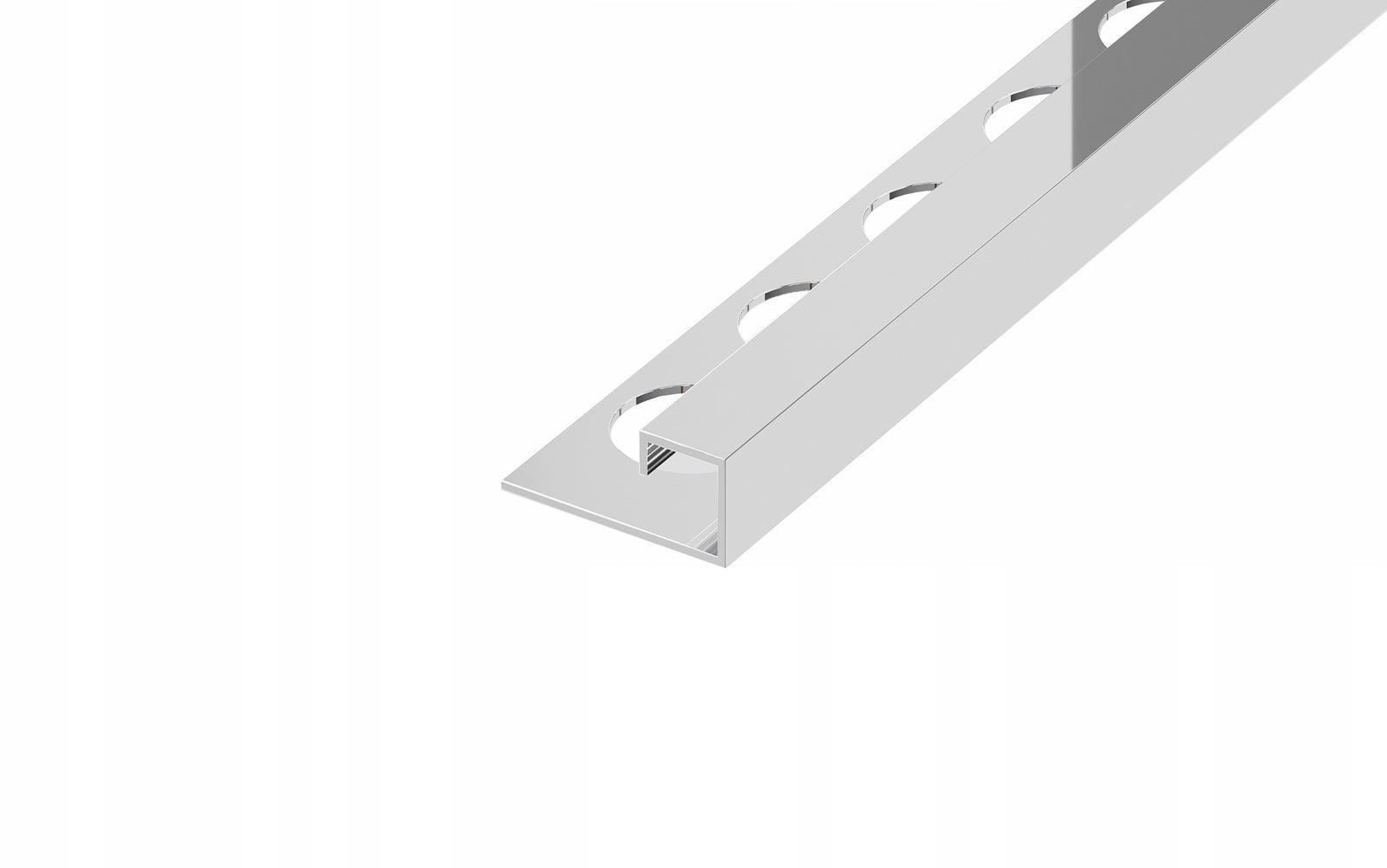 PROFIL INOX PATRAT ARGINTIU LUCIOS – Novus Decor | Plinta & Profile